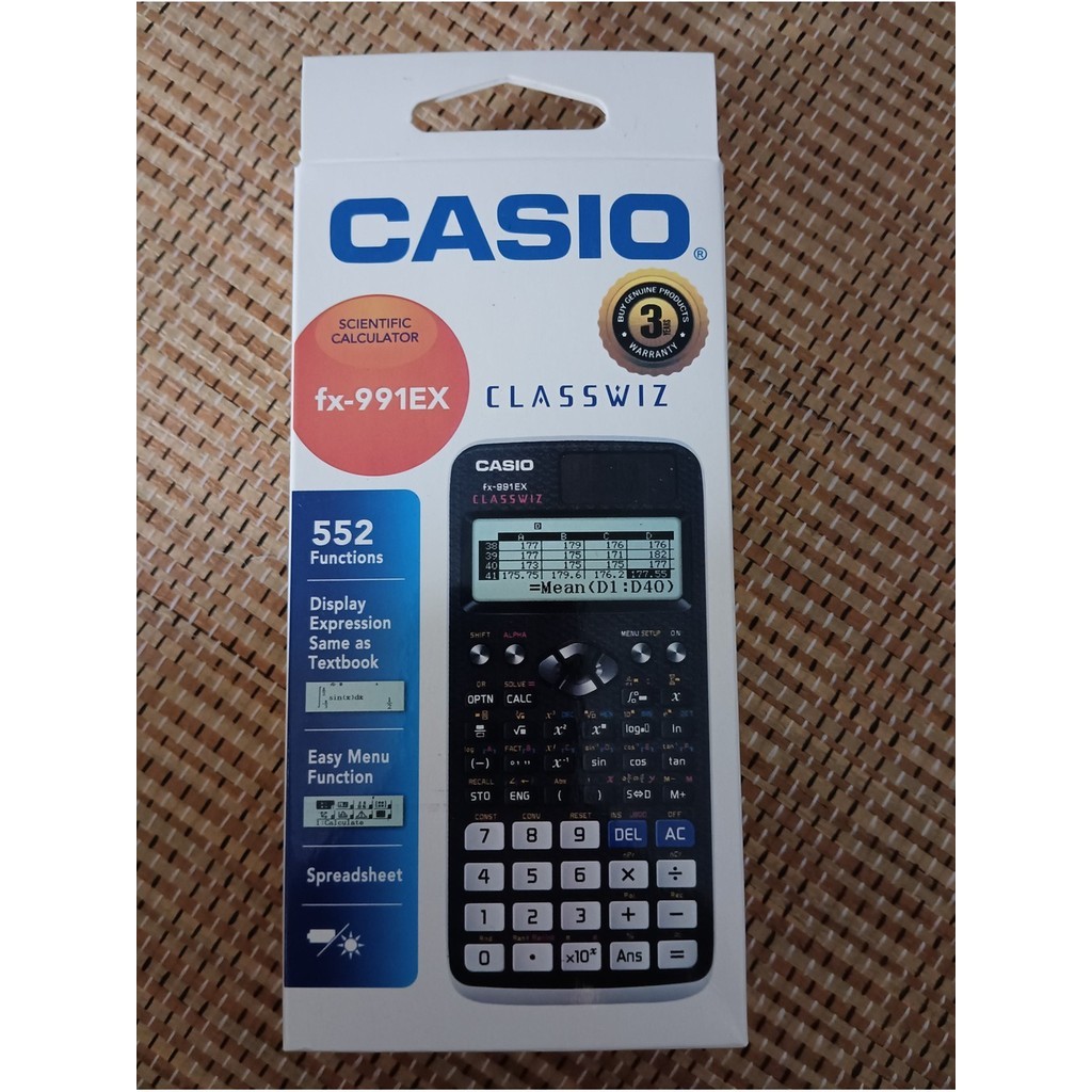 Casio FX-991EX English Version Scientific Function Calculator For ...