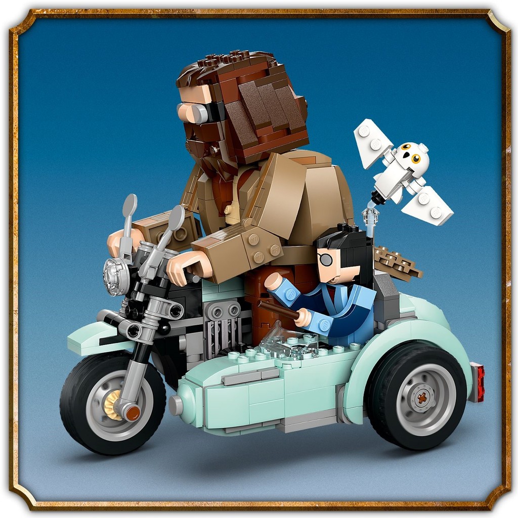 LEGO 76443 Harry Potter Hagrid & Harry's Motorcycle Ride Building Toy ...