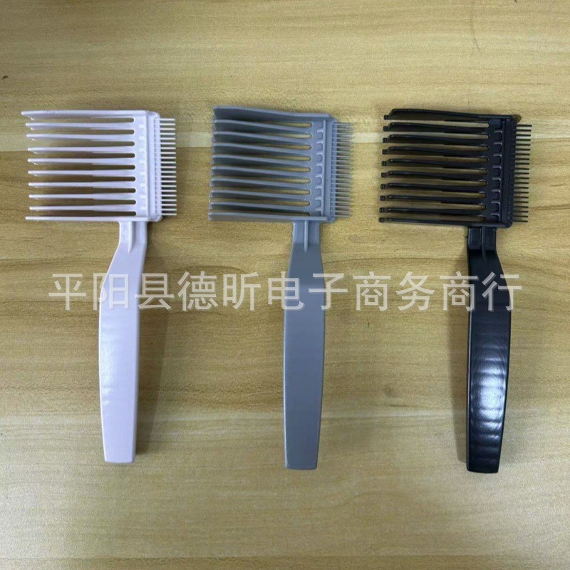 Barber fade Combs Men's Long Handle Clipper Comb Haircut Comb Men's ...