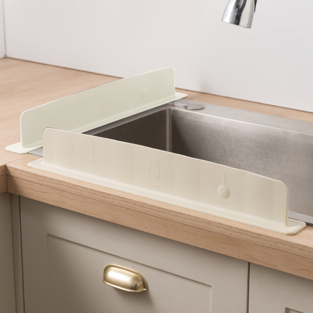 Reusable Silicone Sink Splash Guard - Household Dishwashing Sinking ...