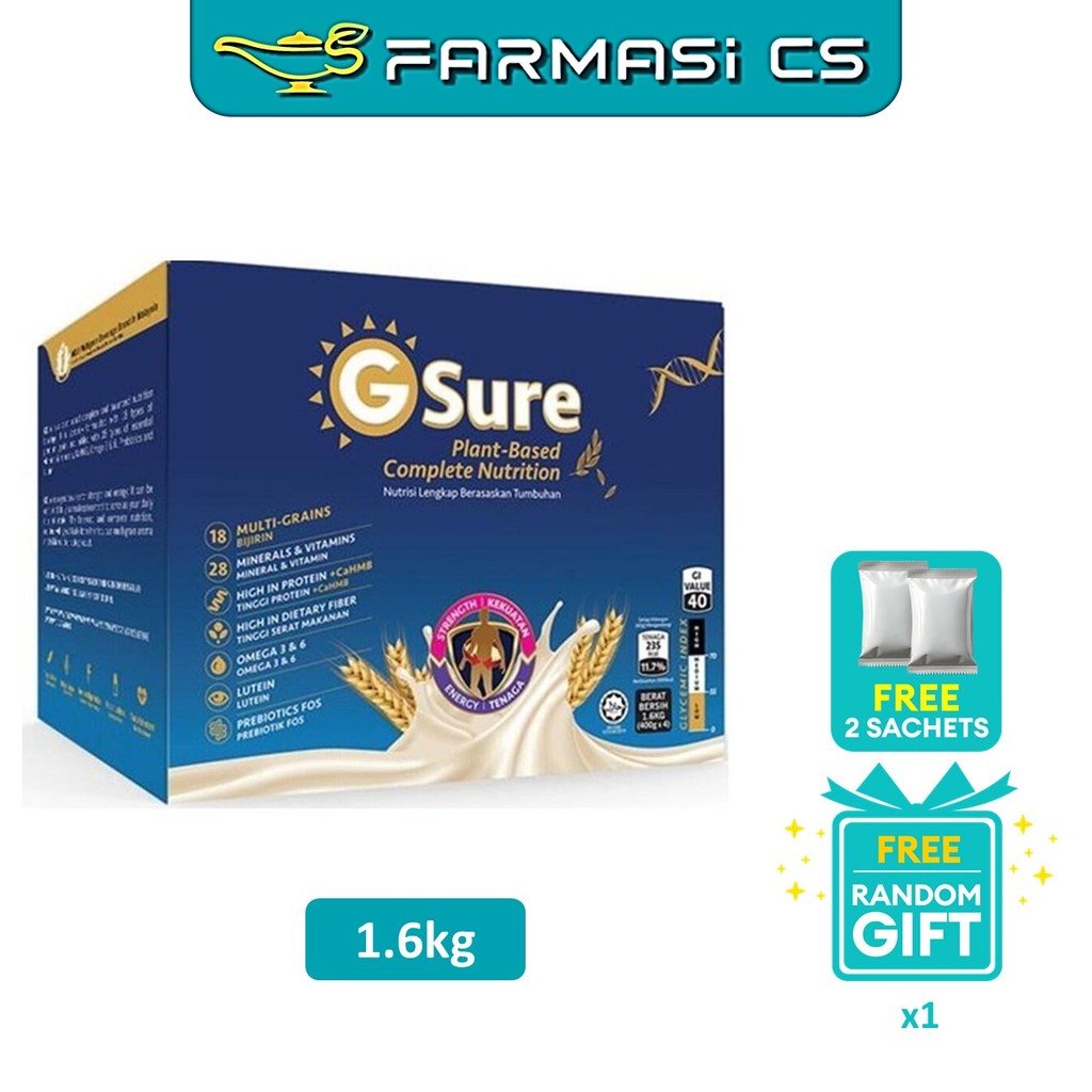 Good Morning Gsure 1.6KG FREE 1 Random Gift + 2 Random Sachets EXP:05/ ...