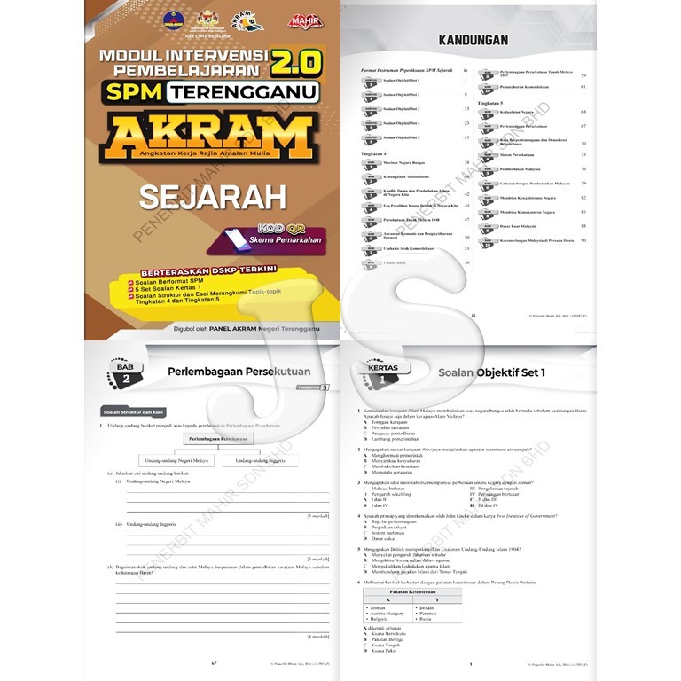 MODUL INTERVENSI PEMBELAJARAN 2.0 SPM TERENGGANU AKRAM | MODUL ...