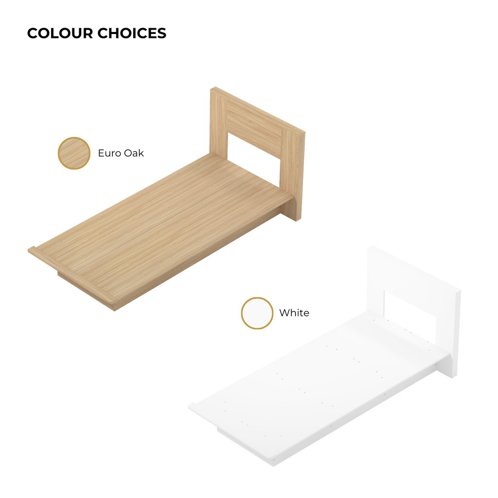 Tomato Kidz Donna Single Bed Frame 3.2FT | 2 Colours | Katil Bujang ...