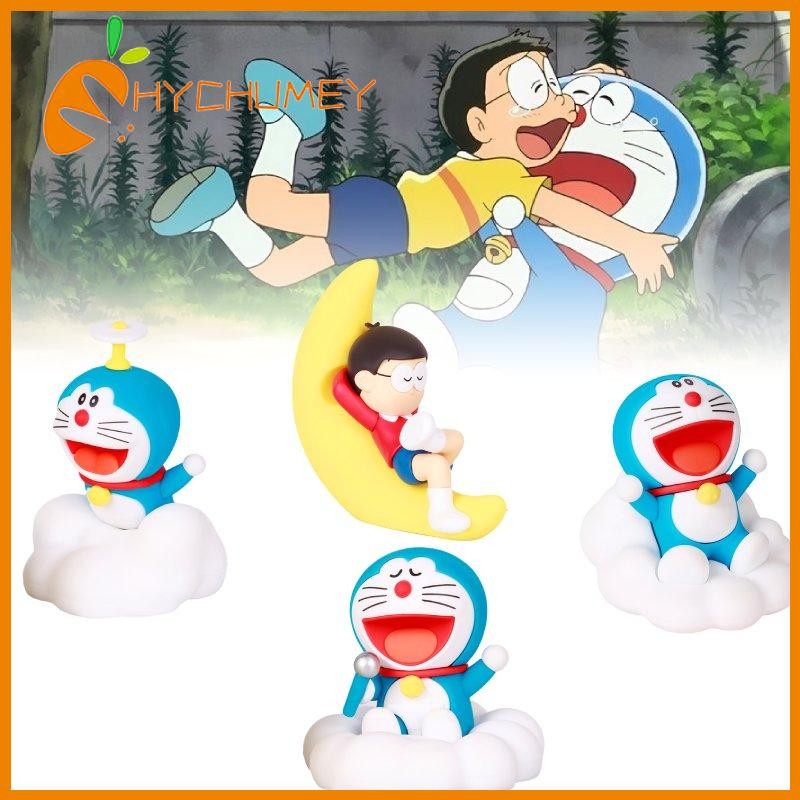 Pvc Playful Doraemon Figures From The Night Sky Series Perfect For Car ...