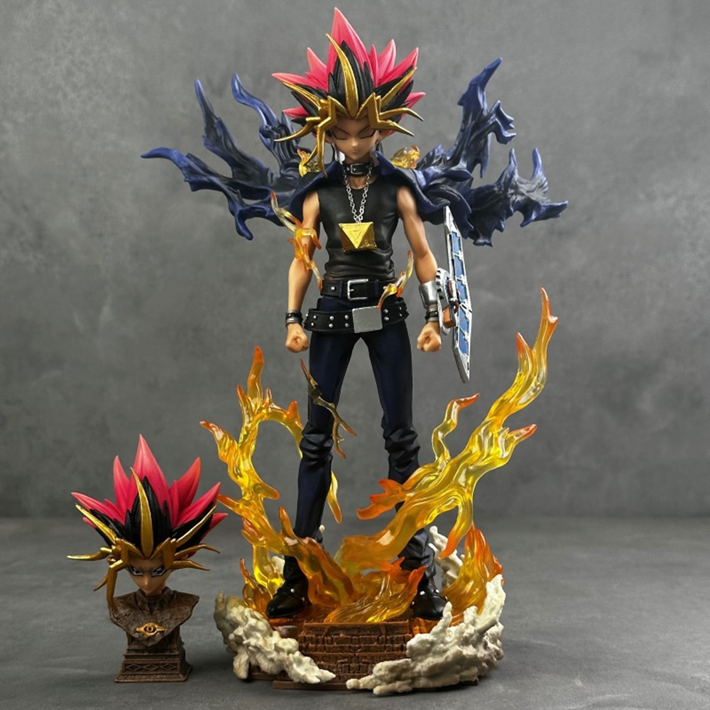 27cm Yu-Gi-Oh! Duel Monsters The ATEM Yami Yugi Figure Model Toys Doll ...