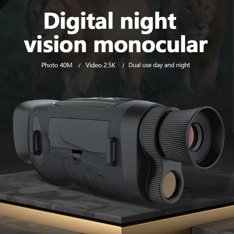 Digital Night-Vision Monocular 40MP 2.5K Infrared Telescope 984ft Night ...