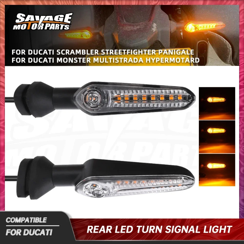LED Turn Signal Light For Ducati Monster 937 950 1200 Scrambler 1100 ...