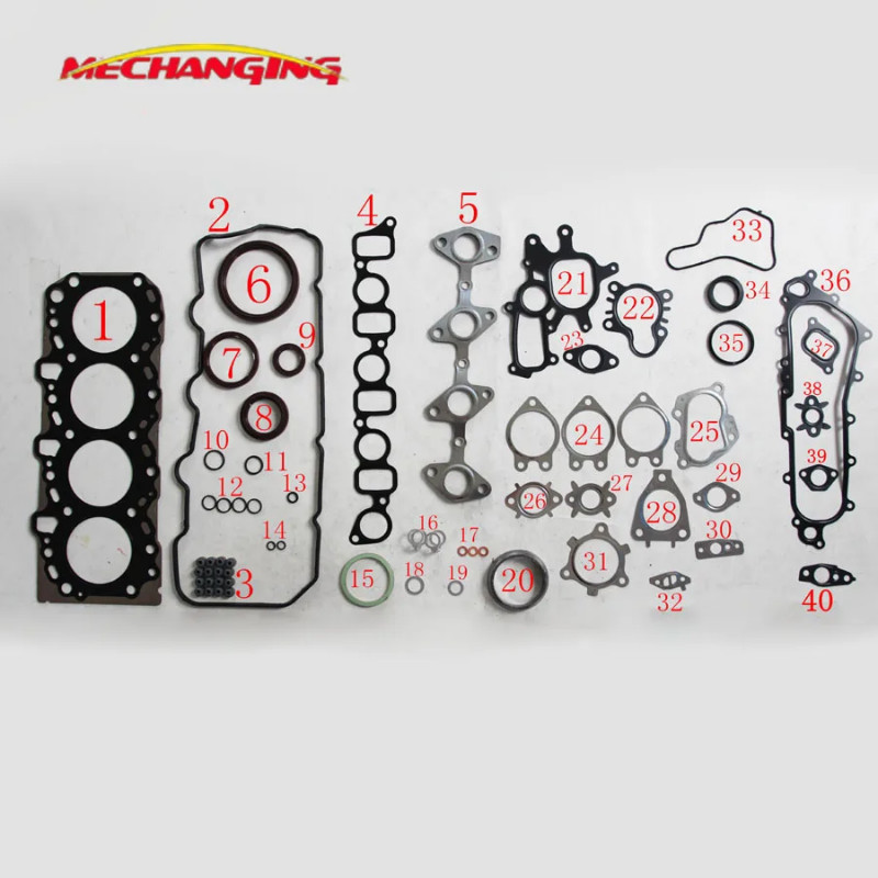 2KD 2KD-FTV For TOYOTA HIACE HILUX Pickup Metal Engine Shim Engine ...