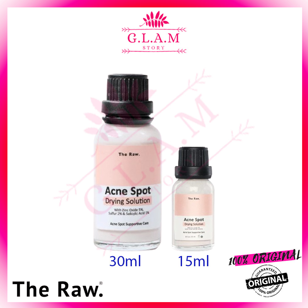 THE RAW. Acne Spot Drying Solution 15ml / 30ml | Shopee Malaysia