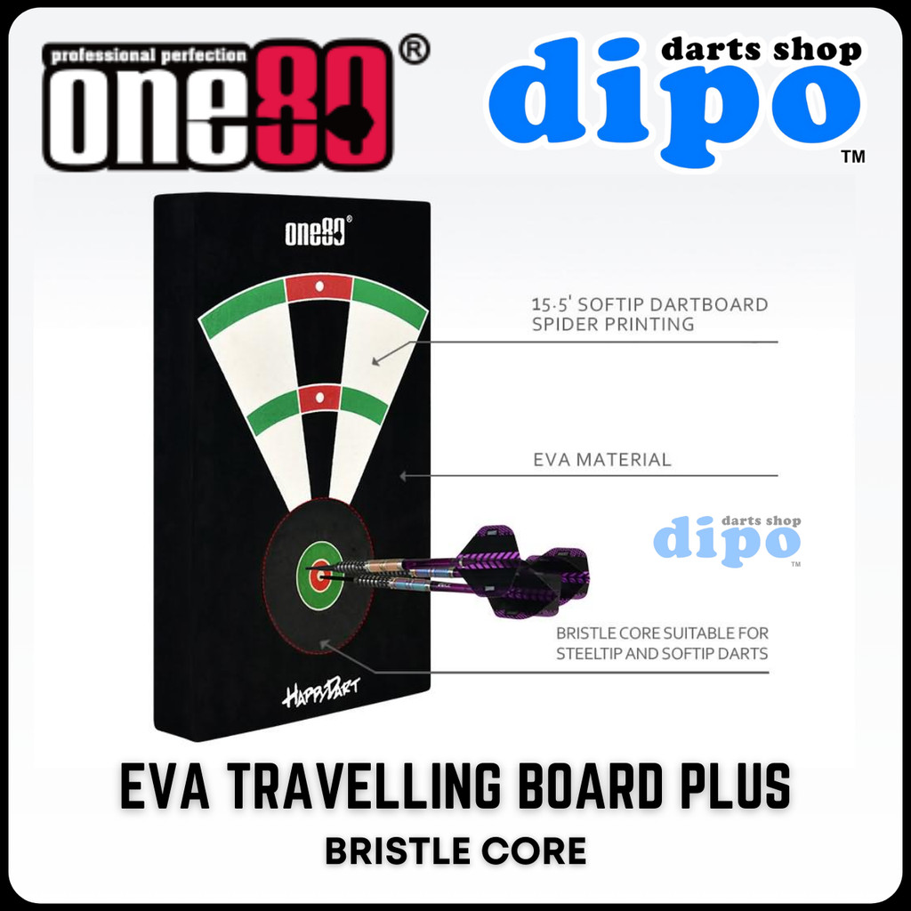 ONE80 EVA Travelling Board PLUS - ONE80 Darts Accessories | Shopee Malaysia