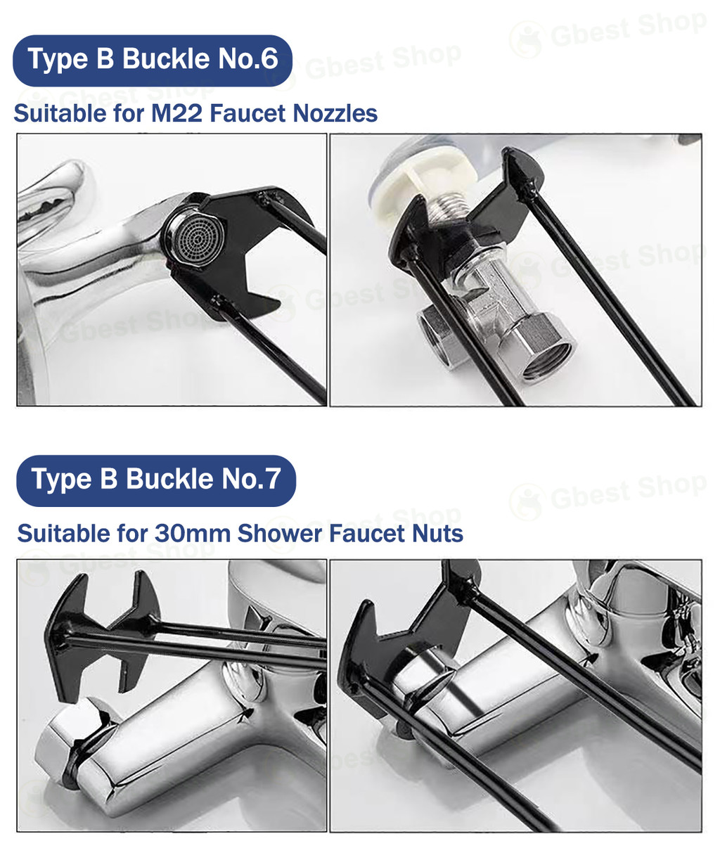 11in1 High Carbon Steel Faucet Wrench Sink Basin Spanner repair Tool ...