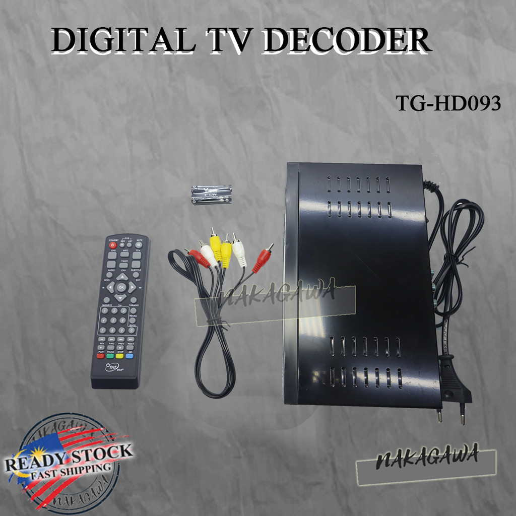 DIGITAL TV DECODER MYTV DECODER MYFREEVIEW DEKODER DVB T2 DECODER TV ...