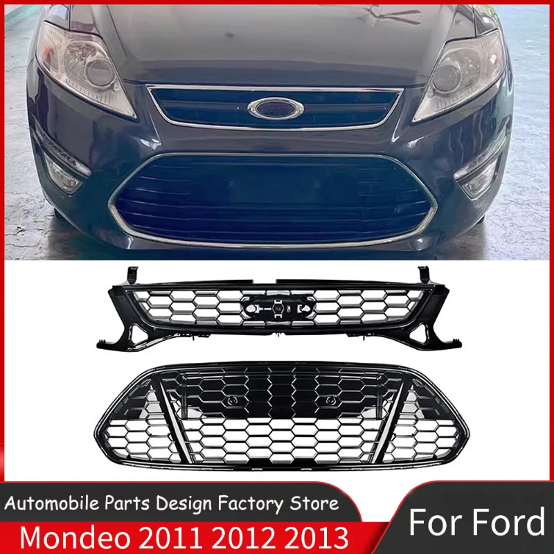 For Ford Mondeo 2011 2012 2013 MK4 Car Front Bumper Centre Grille ...