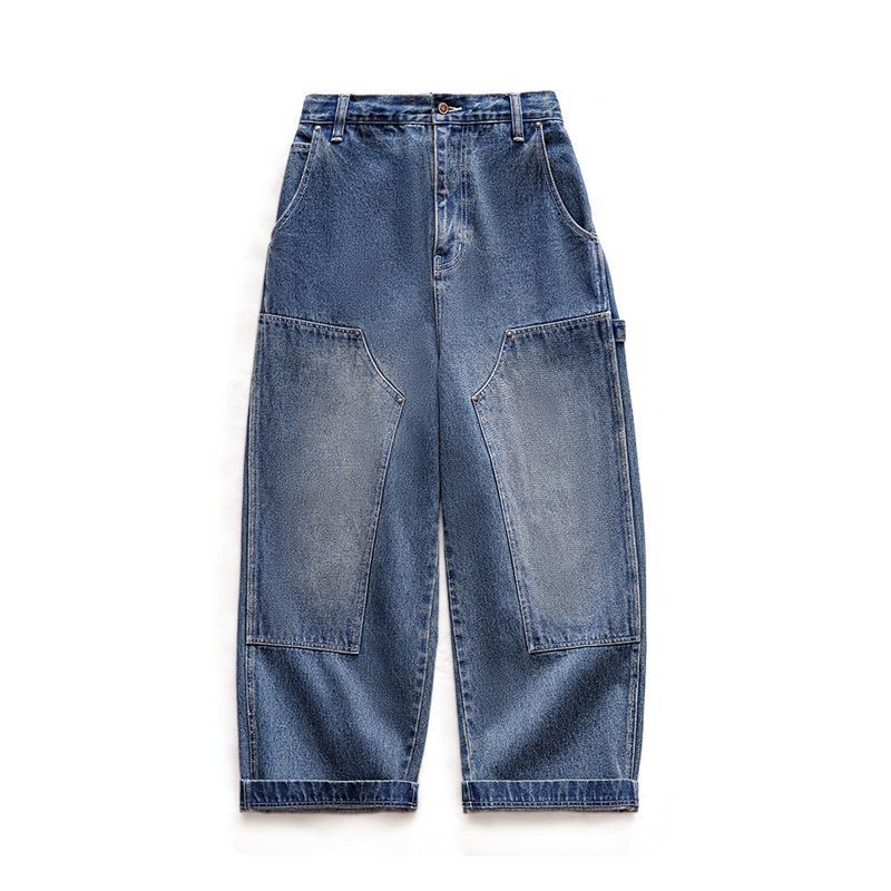 Maden Tooling American Retro Double Knee Logging Jeans Washed ...