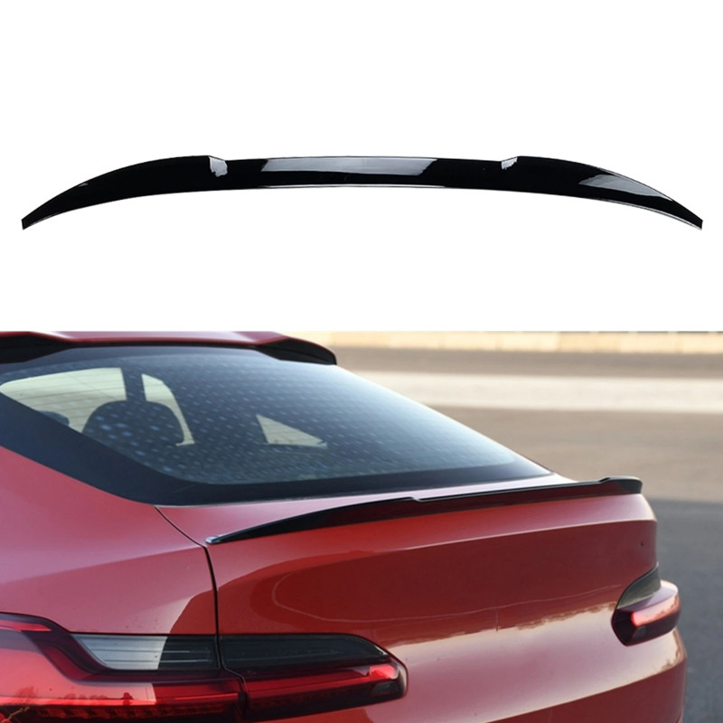 For BMW X4 G02 2018-2022 M Style Rear Spoiler Wing Gloss Black/Carbon ...