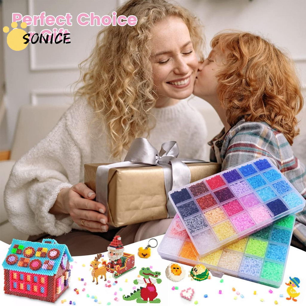 Mini Fuse Beads 12000 Mini Melty Beads 96 Colors Mini Iron Beads ...