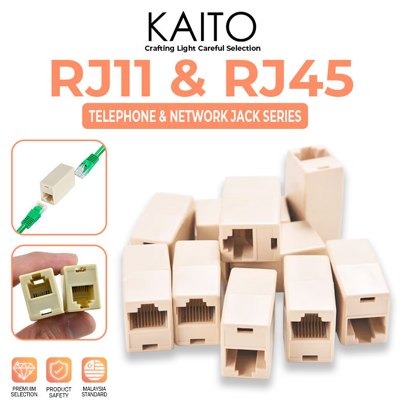 Telephone Jack Network Internet Jack High-Quality RJ11 RJ45 Female To ...