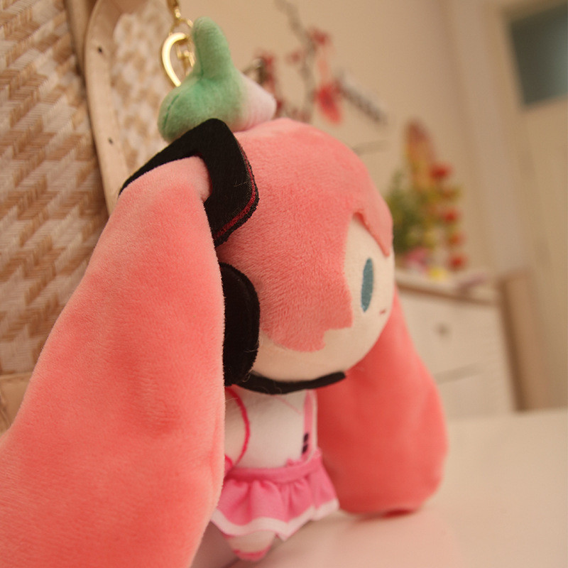 15cm Hatsune Miku Plush Keychain Kawaii Q Version Figure Stuffed Toys ...