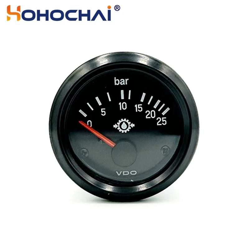 0-25bar 5bar 0-10bar VDO Oil Pressure Gauge Meter Diesel Genset Parts ...