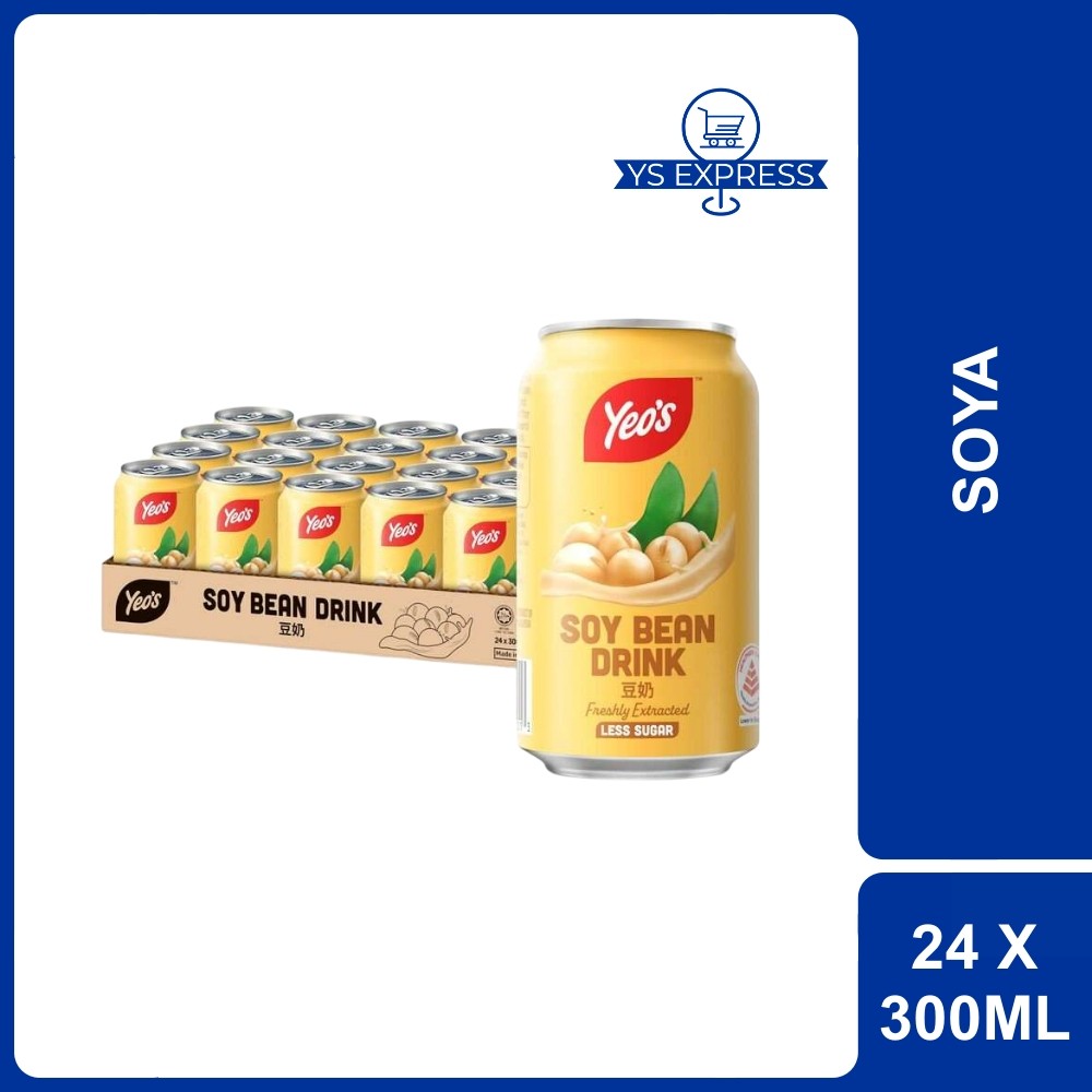 YEO'S Can Soya Bean 24 X 300ML - Soya | Shopee Malaysia