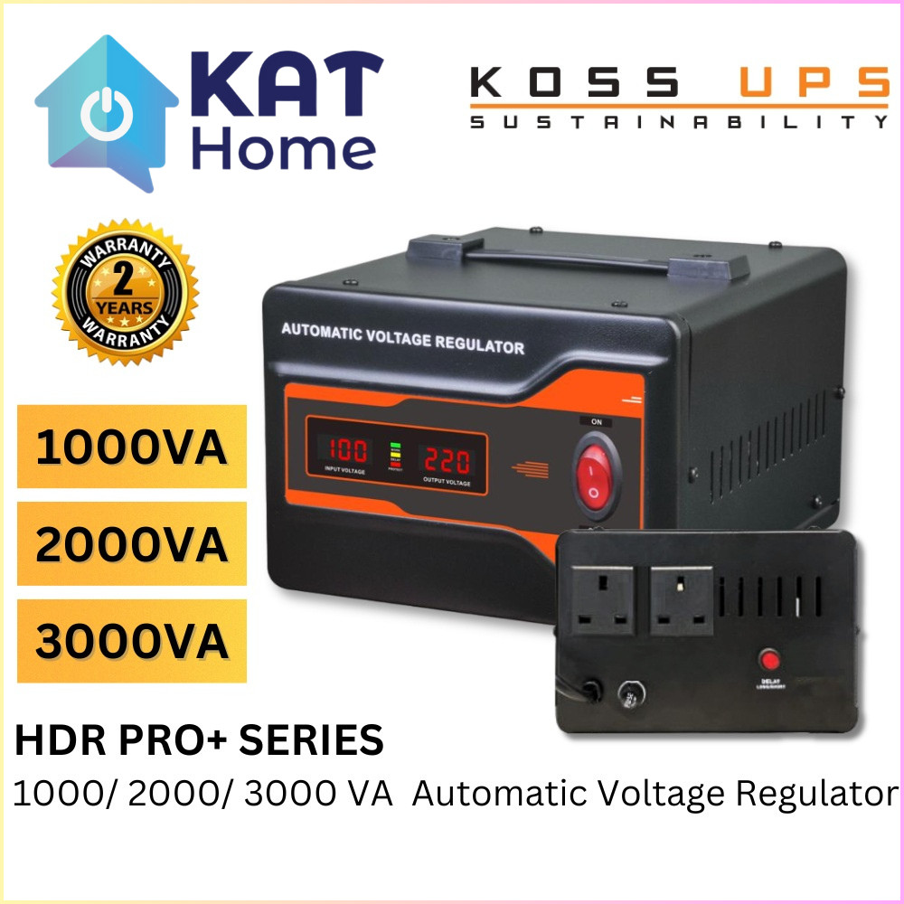 KOSS AVR HDR PRO 1000+ 1000VA / HDR PRO 2000+ 2000VA / HDR PRO 3000 ...