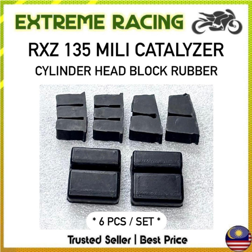 Cylinder Block Head Rubber Set ( 6 Pcs / Set ) Yamaha RXZ 135 RXZ135 Mili 5PV Cata catal ...
