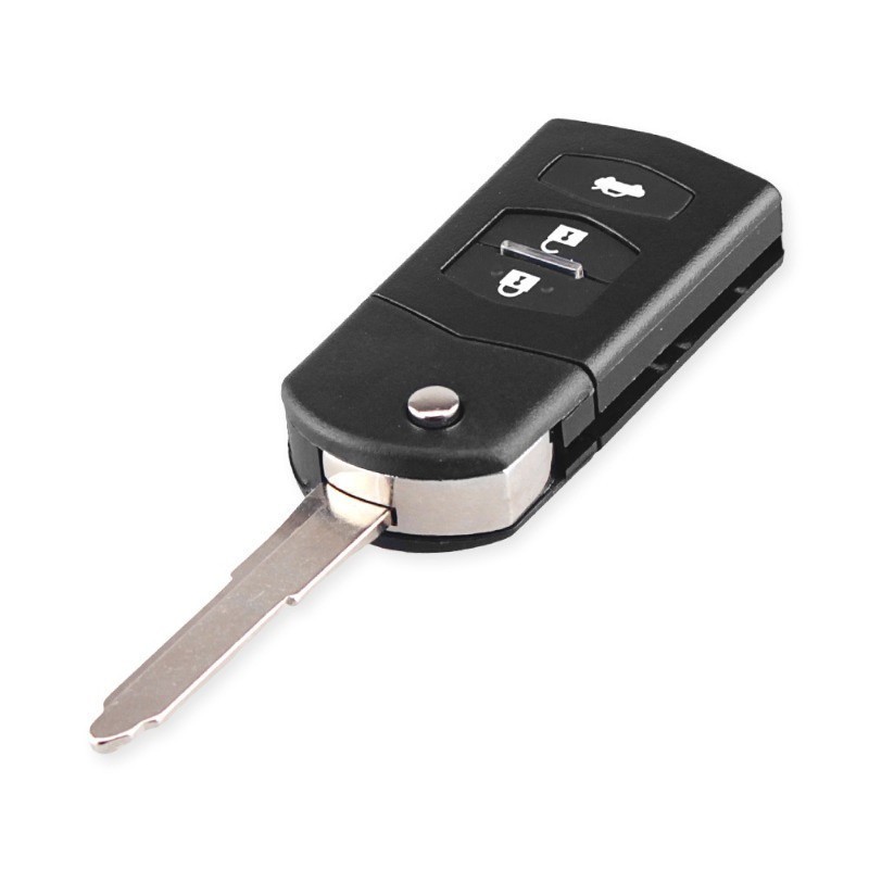 Folding Car Key Shell For MAZDA 2 3 5 6 RX8 MX5 Flip Remote Key Black ...
