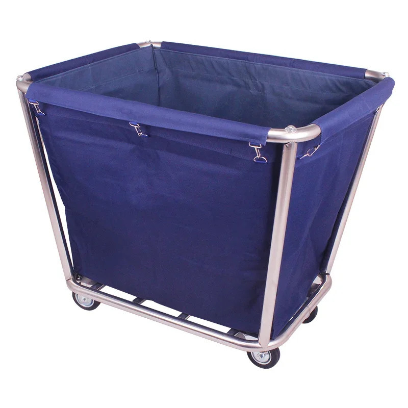 Linen Trolley Hotel Guest Room Service Trolley Stainless Steel Trolley ...