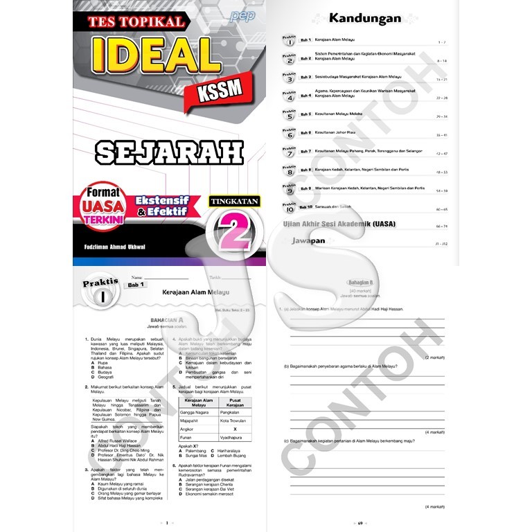 TES TOPIKAL IDEAL KSSM TINGKATAN 1 2 3 FORMAT UASA TERKINI 2025 ...