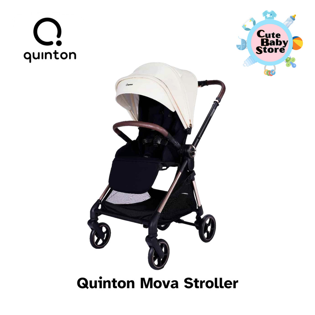 Quinton Mova Stroller (Black / White) | Shopee Malaysia