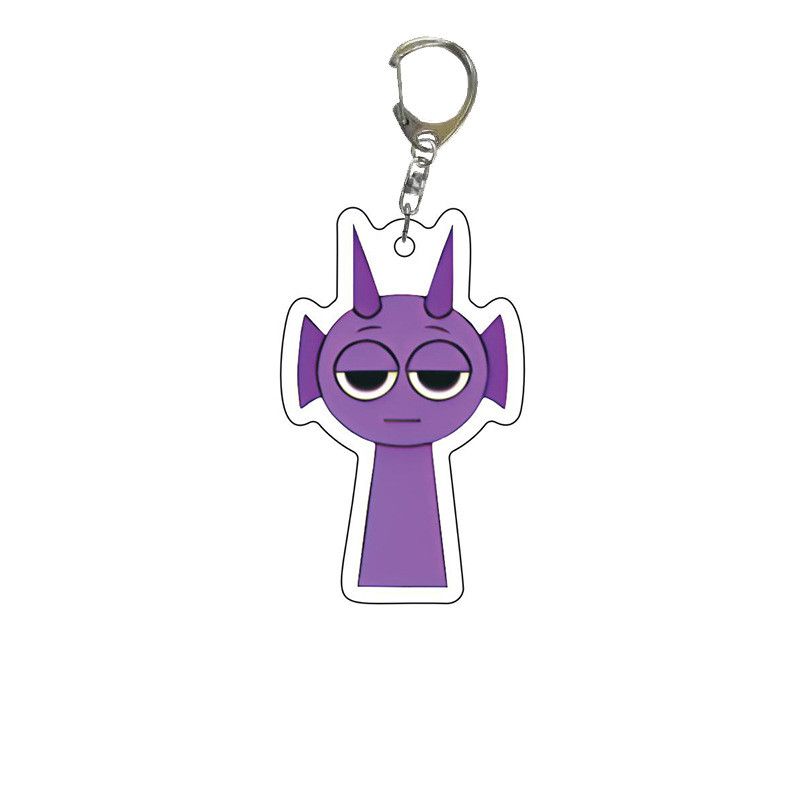 Sprunki Incredibox Acrylic Keychain Pendant | Shopee Malaysia