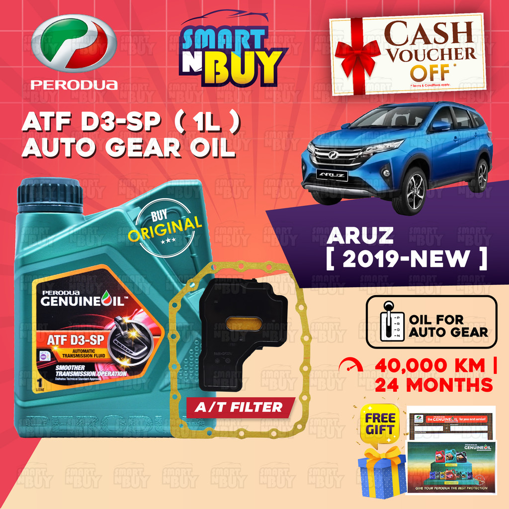 Perodua Gear Oil ATF D3 SP Original Minyak Gearbox Auto Kereta Perodua ...