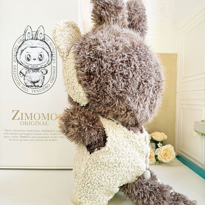 58Cm Labubu Caramel Doll clothes Christmas gifts for kids（Labubu Time ...