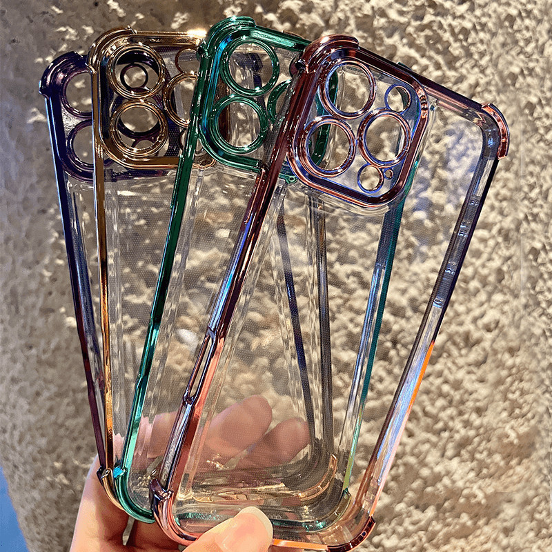 Four Corner Anti Drop Transparent Casing VIVO V50 V40 Lite V29E V27E ...