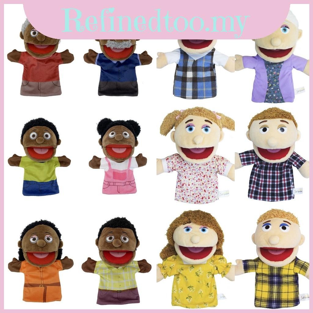 【Fast Delivery】30cm Open Mouth Africa Full Africa Family Hand Puppet ...