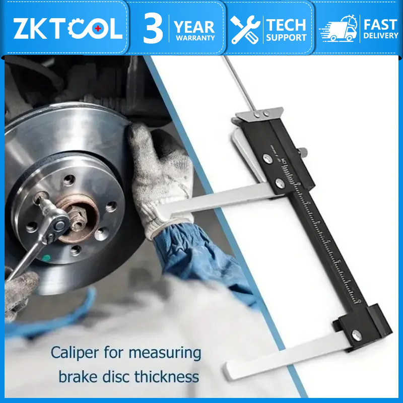 Brake disc thickness measurement vernier caliper Car tire plate wear ...