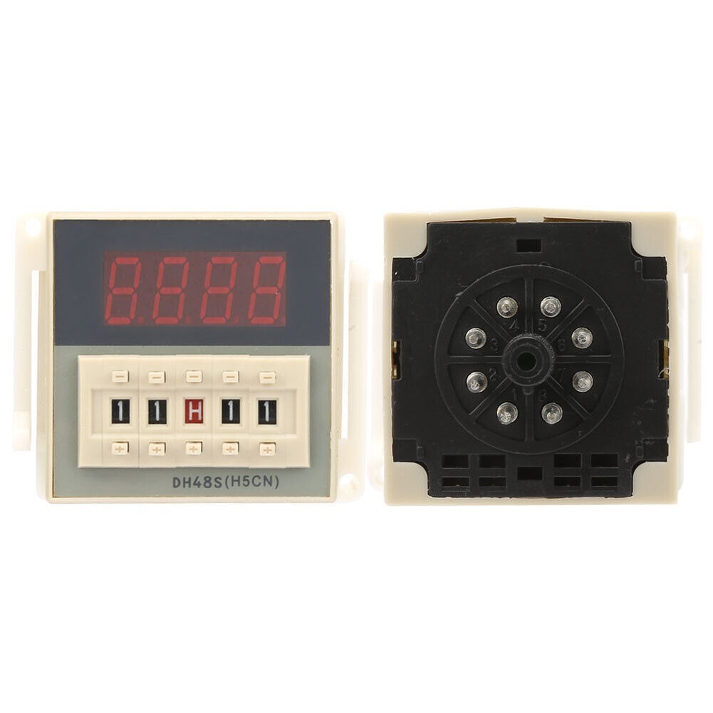 DH48S-2ZH LED Digital Timer Relay Module 8 Pin Timer Delay Device 0.01S ...
