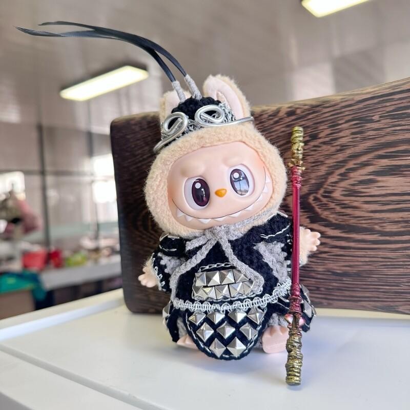 Labubu V1 V2 Doll Clothes Handmade Sun Wukong Set LABUBU Black Myth ...