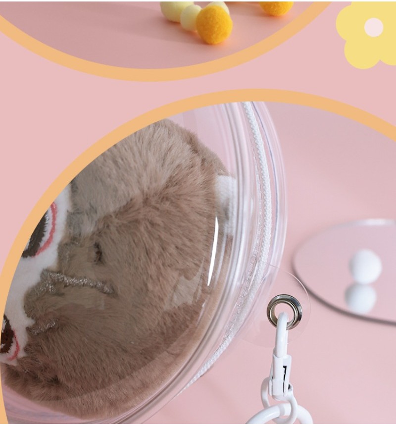 Labubu Cover PVC Transparent Baby Three V3 Storage Bag Dust and Water ...