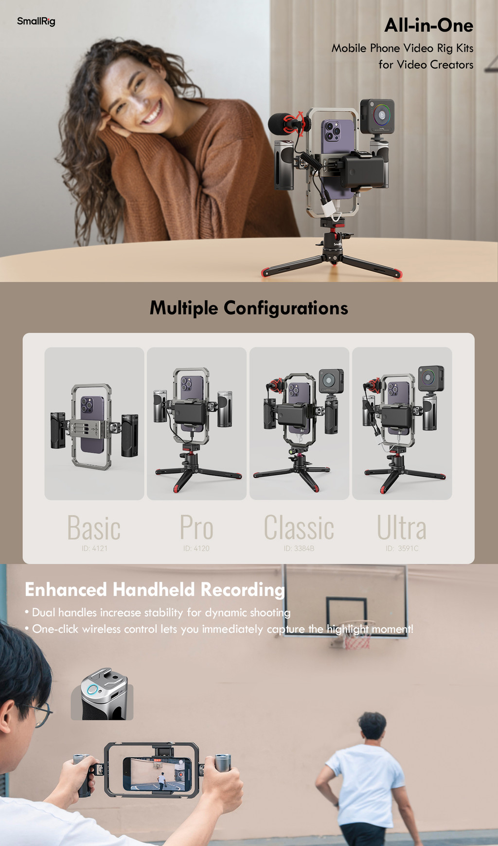 SmallRig Universal Mobile Phone Cage [2791B] / All-In-One Basic Cage ...
