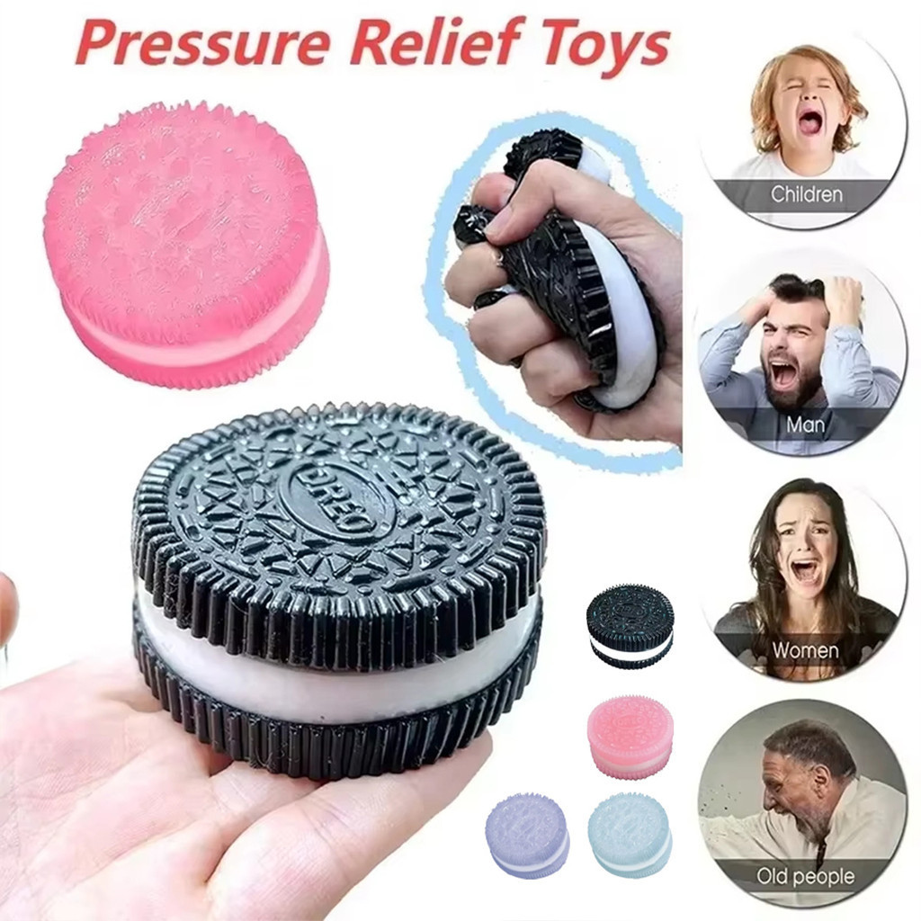 Simulated Oreo Pinch Toys Squeeze Simulation Cookies Relaxing Toy For ...