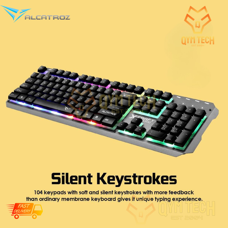 ALCATROZ X-CRAFT XC 3000 USB WIRED KEYBOARD & MOUSE | Shopee Malaysia