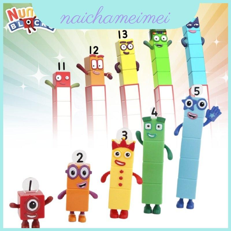 Building Colorful Numberblocks Blocks Cute Transformable Figures Kids ...