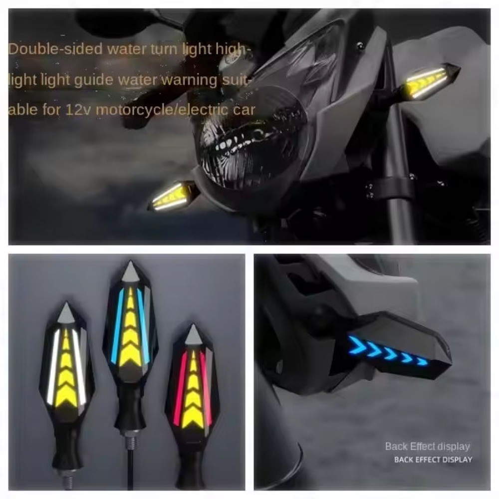 Universal Signal LED Superbike Running Light Signal Belakang LED Dengan ...