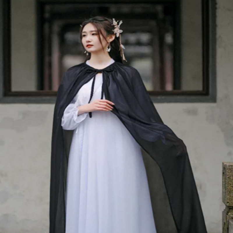 Hanfu Cloak Cloak Spring Autumn Summer Ancient Clothes Female Students ...