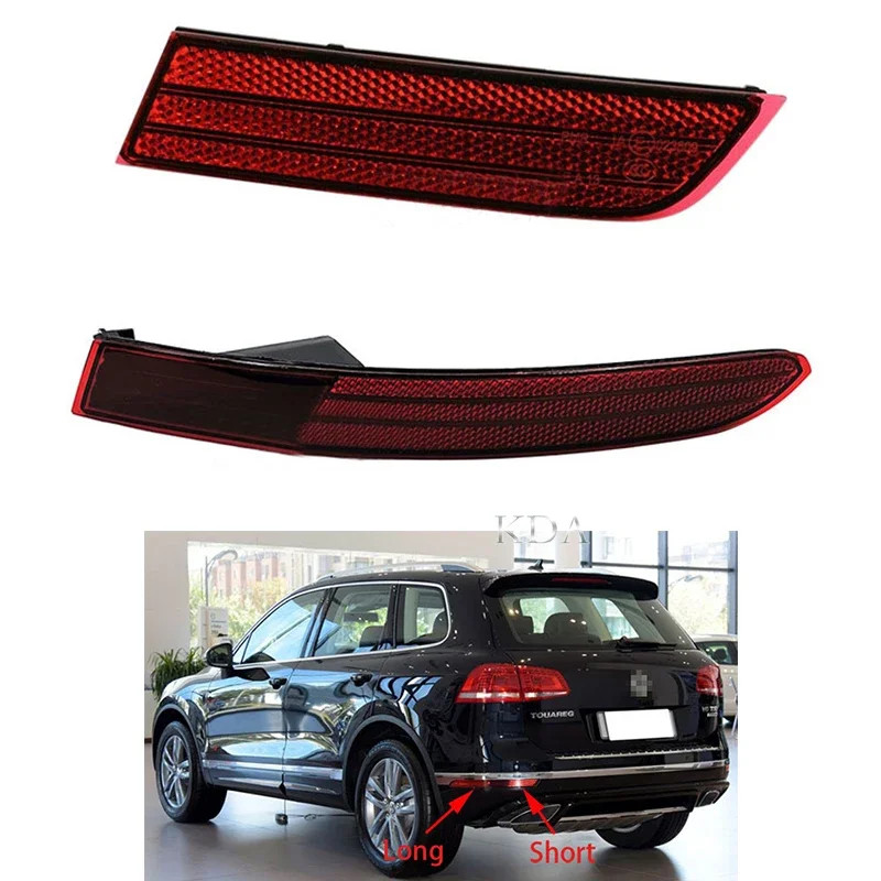 Auto Left Right Rear Bumper Reflector Warning Light Strip Bar for VW ...