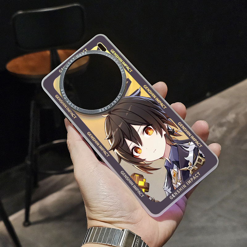 For Vivo X200 X100 X100S Pro Mini Ultra Fashion Popular Game Genshin Impact Cute Character Morax ...