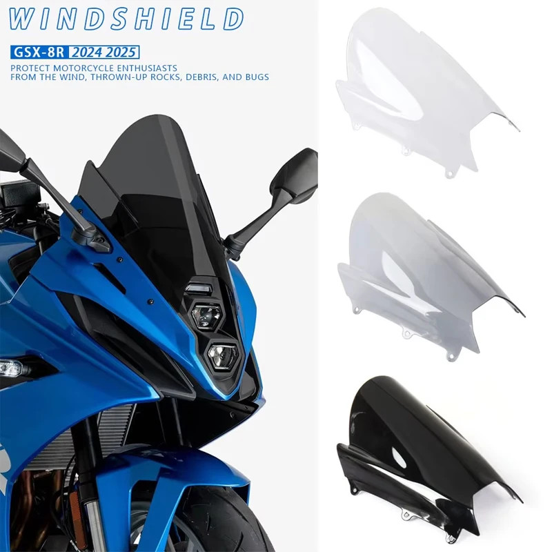 New Motorcycle Accessories Windshield Windscreen Screen Protector 3 ...