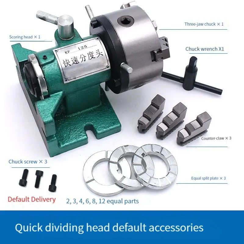 5 Inch 6 Inch Quick Indexing Head Milling Machine Universal Drilling ...