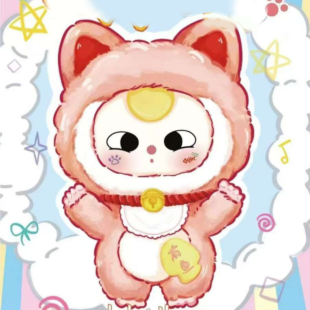 XIJING Baby Three-Year-Old Zillionaire Cat Series Stuffed Toy Blind Box ...